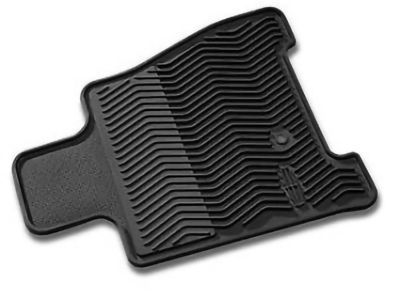 OEM Ford 7A1Z-7813300-A - Floor Mats - All-Weather Thermoplastic Rubber, Black