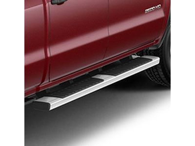 OEM GM 84106507 - Crew Cab 6-Inch Rectangular Assist Steps in Chrome