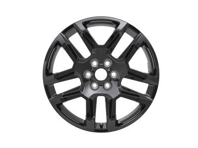 OEM GM 84208837 - 20X8-Inch Aluminum 5-Split-Spoke Wheel Rim In Gloss Black