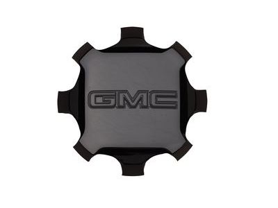 OEM GM 84465268 - Center Cap in Gloss Black with Black GMC Logo