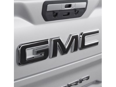 OEM GM 84364354 - GMC Emblems in Black (for Vehicles with MultiPro ...