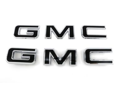 OEM GM 84364354 - GMC Emblems in Black (for Vehicles with MultiPro ...