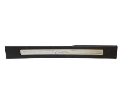 OEM GM 15848379 - Plate Asm-Front Side Door Sill Trim *Ebony