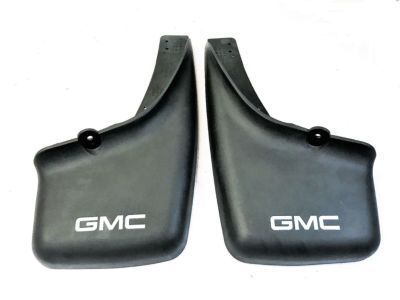 OEM GM 12498343 - Splash Guards - Molded, Rear Set, Note:Black, with ...