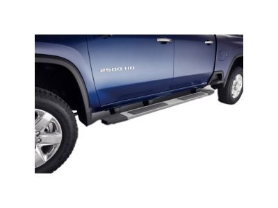 OEM GM 84676712 - Crew Cab 6-Inch Rectangular Assist Steps in Chrome