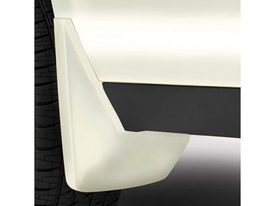 OEM GM 22922806 - Rear Molded Splash Guards in White Diamond