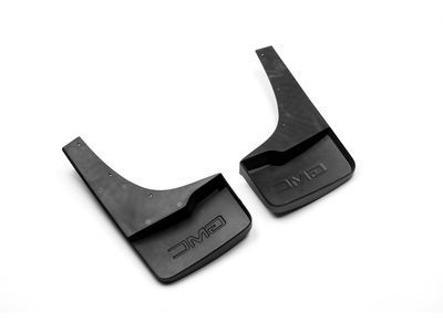 OEM GM 22894866 - Rear Molded Splash Guards in Black with GMC Logo