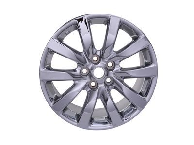 OEM GM 19301178 - 18X8-Inch Aluminum 10-Spoke Wheel Rim In Chrome
