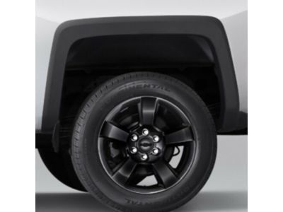 OEM GM 84007564 - Smooth Front and Rear Fender Flare Set in Black