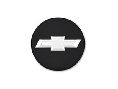 OEM GM 19332925 - Center Cap in Black with Silver Bowtie Logo