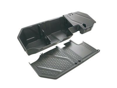 OEM GM 84734683 - Crew Cab Underseat Lockable Storage Organizer in Black
