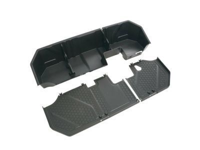 OEM GM 84734683 - Crew Cab Underseat Lockable Storage Organizer in Black
