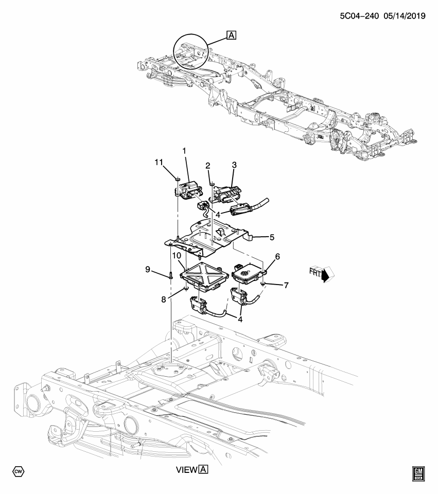 GM 13526238 Fuel PUMP POWER CONTROL MODULE Assembly