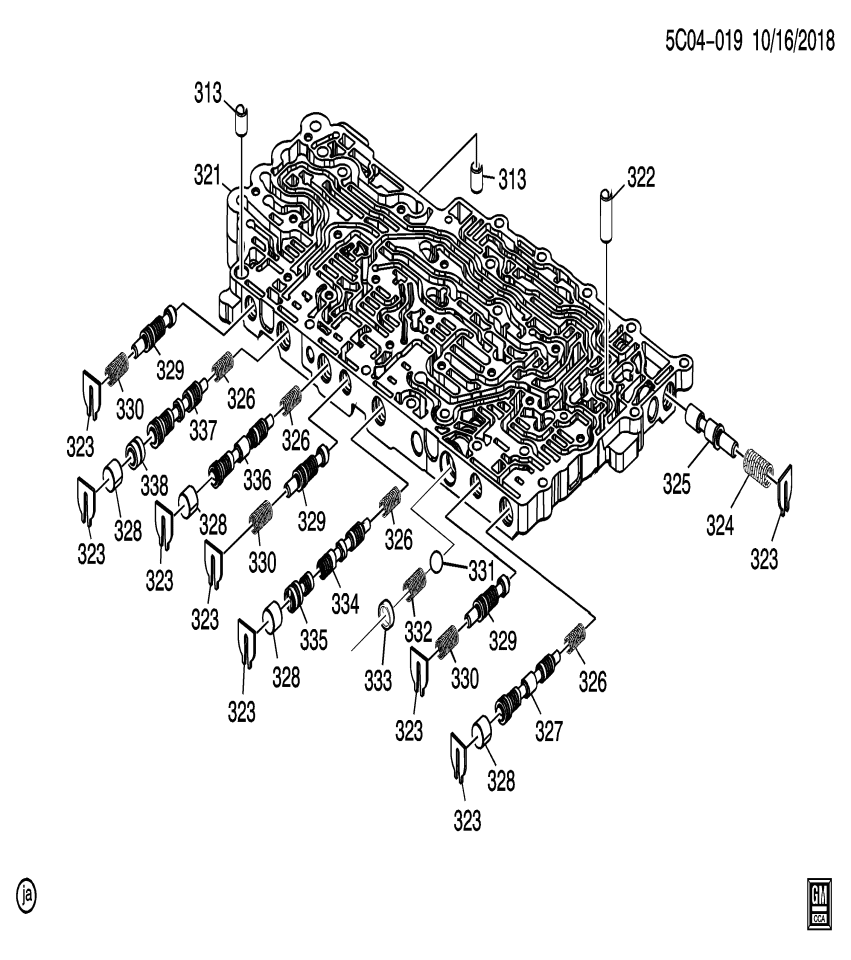 GM 24240961 Control Valve Upper Body Assembly