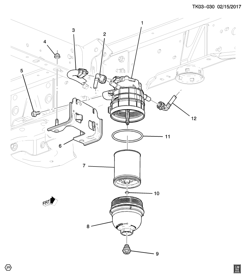 GM 23149526 Fuel Filter