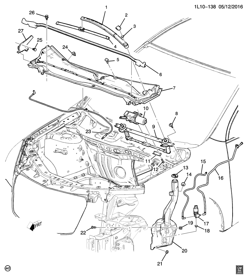 GM 84241847 Front Motor