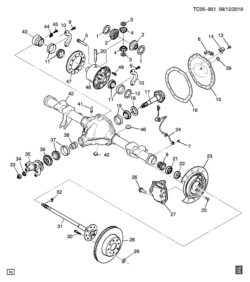 GM 22849885 Differential Assembly