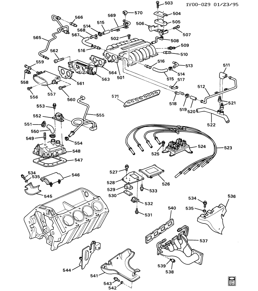 OEM GM 10067708 - CONNECTOR, Air Cleaner and Silencer