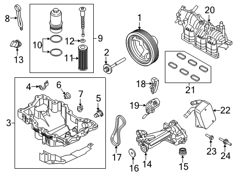 Ford FT4Z-6675-C Oil Pan