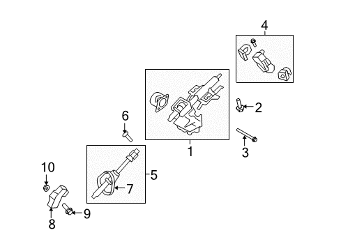 Ford CL8Z-3C529-D Column Assembly - Steering