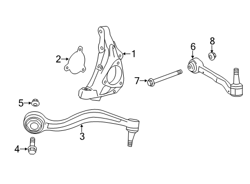 GM 84012305 Link Asm-Front Lower Control Front