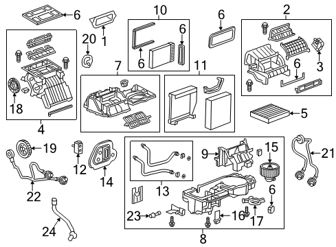 GM 95018001 Cam-Heater & A/C Mode Control