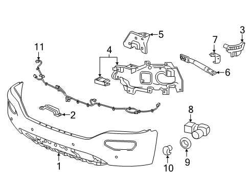 GM 23496952 Side Retainer