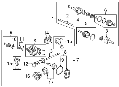 GM 15856421 Bracket, Front Differential Carrier