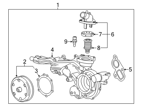 GM 12692045 Water Pump