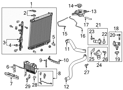 GM 23487157 Baffle-Front Bumper Shutter Lower