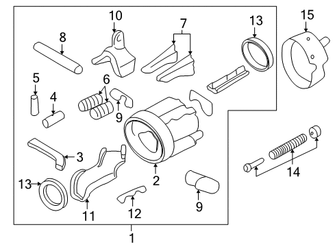 GM 7804908 Spring-Steering Column Ignition Switch Rack Preload