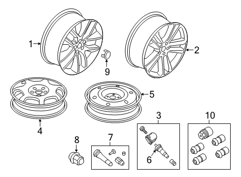 Ford KT4Z-1007-D Wheel Assembly