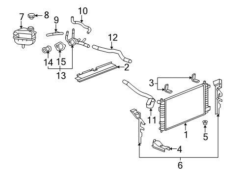 GM 12572866 Thermostat Asm-Engine Coolant