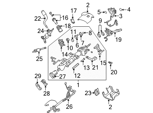 GM 22833057 Gear Shift Assembly