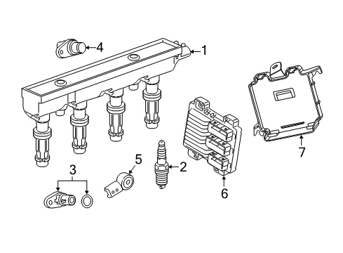 GM 25198623 Ignition Coil Assembly