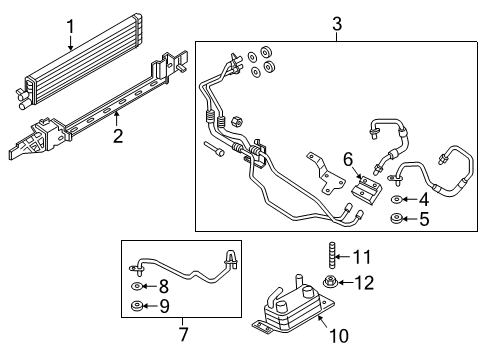 Ford EJ7Z-7B142-A Transmission Cooler Bracket