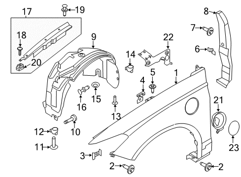 Ford -W520822-S439 Nut