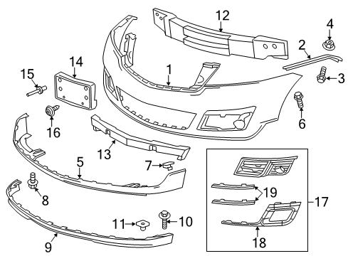 GM 20988620 Trim Cover