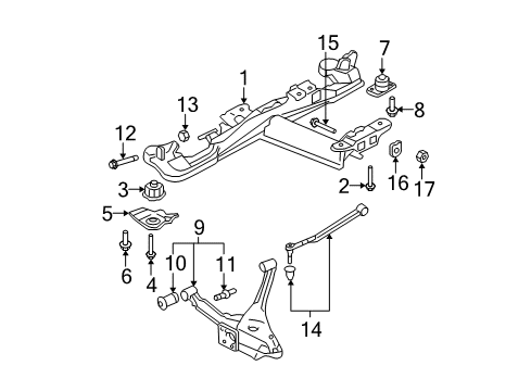 Car & Truck Control Arms & Parts GM OEM Rear-Lower Control Arm 25820033