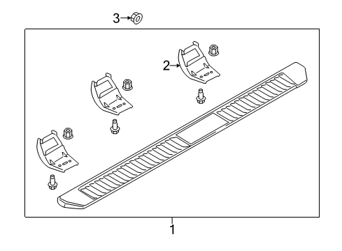 OEM Ford HC3Z-16451-BB - Running Board