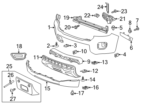OEM GM 23467532 - Side Bracket