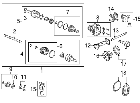 OEM GM 15856421 - Bracket, Front Differential Carrier