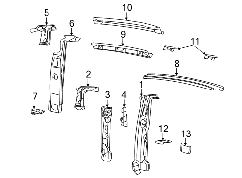 OEM GM 19355402 - Lower Reinforcement