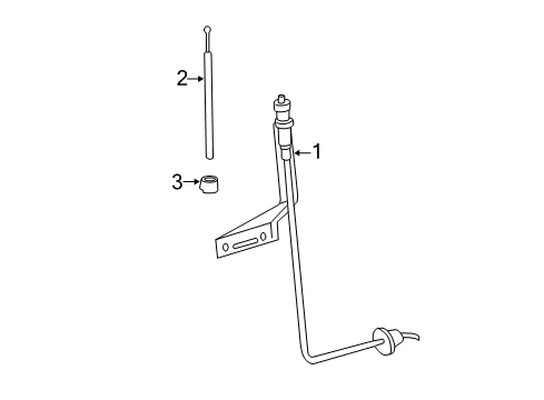 OEM GM 15960701 - Cable Asm-Radio Antenna