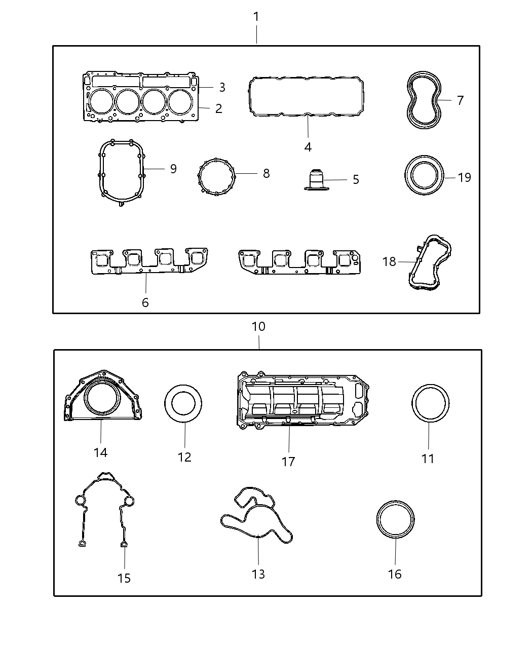 Mopar 53021585AB Seal-CRANKSHAFT Oil