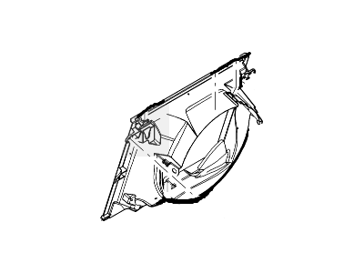 OEM Ford BC3Z-8146-C - Shroud - Radiator Fan