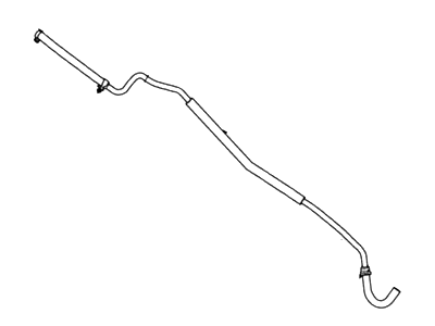 OEM Ford 6L2Z-18696-BA - Tube - Auxiliary Heater Supply