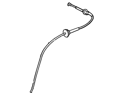 OEM Ford FODZ-7E395-B - Selector Lever Control Cable Assembly