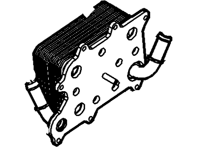 OEM Ford BC3Z-6A642-B - Oil Cooler Assembly