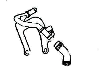 OEM Ford 9L2Z-18696-D - Tube - Auxiliary Heater Supply